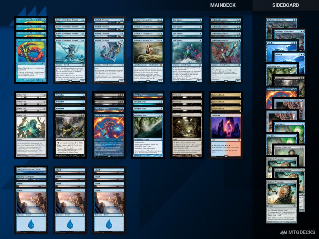 Modern Merfolk deck by Allartus • MTG DECKS