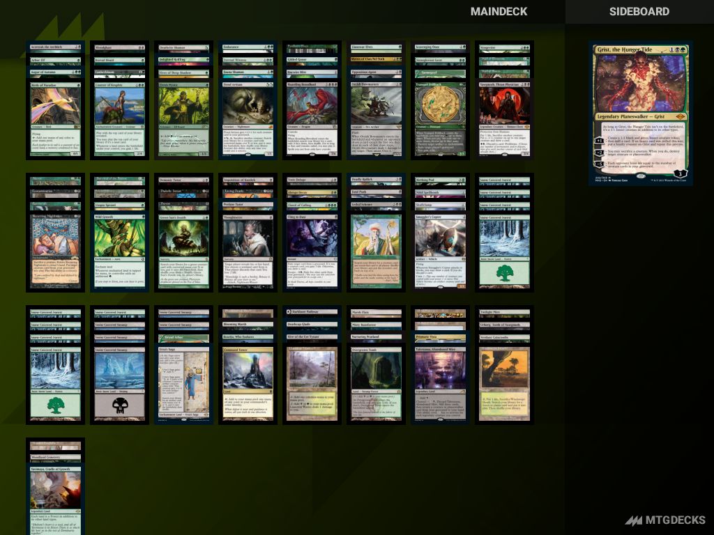 Duel-Commander Grist, The Hunger Tide deck by Noham Maubert • MTG DECKS