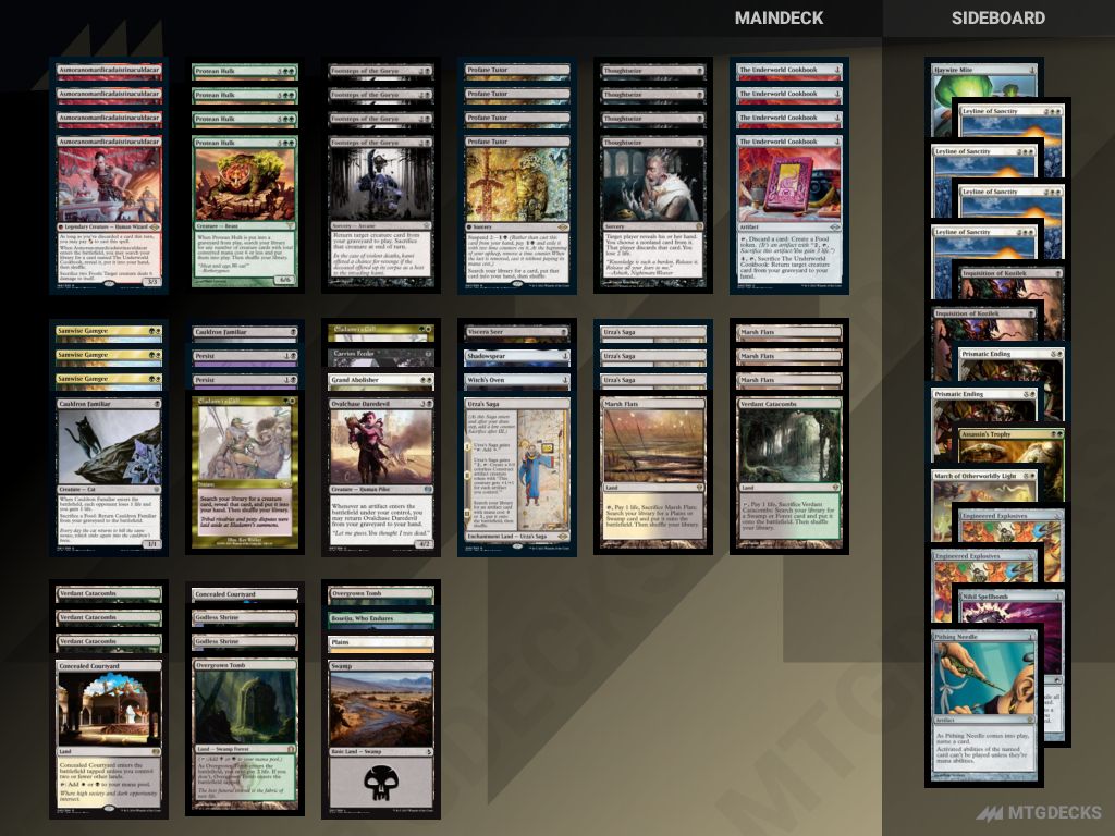 Modern Modern Hybrid Hulk-Cat Combo by Ari Lax deck by channelfireball ...