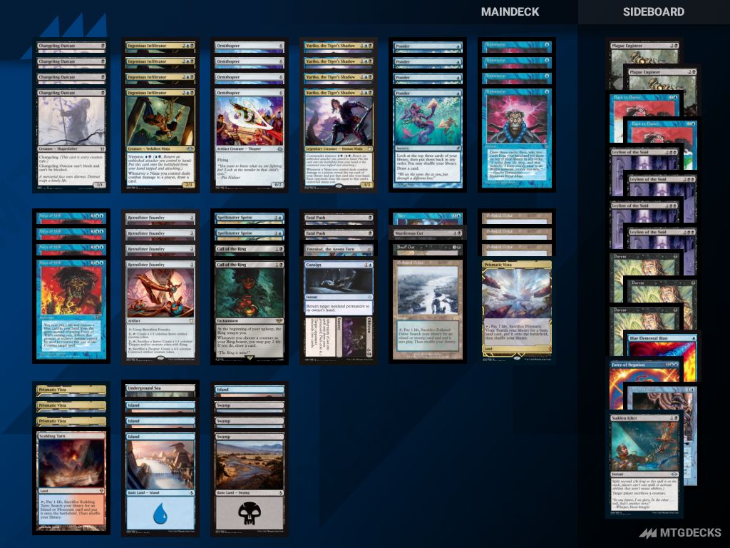 Legacy Ninja deck by shimura kaito • MTG DECKS