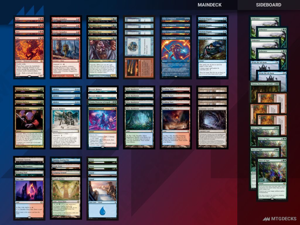 Modern Restore Balance deck by JUN NAOSHIMA • MTG DECKS