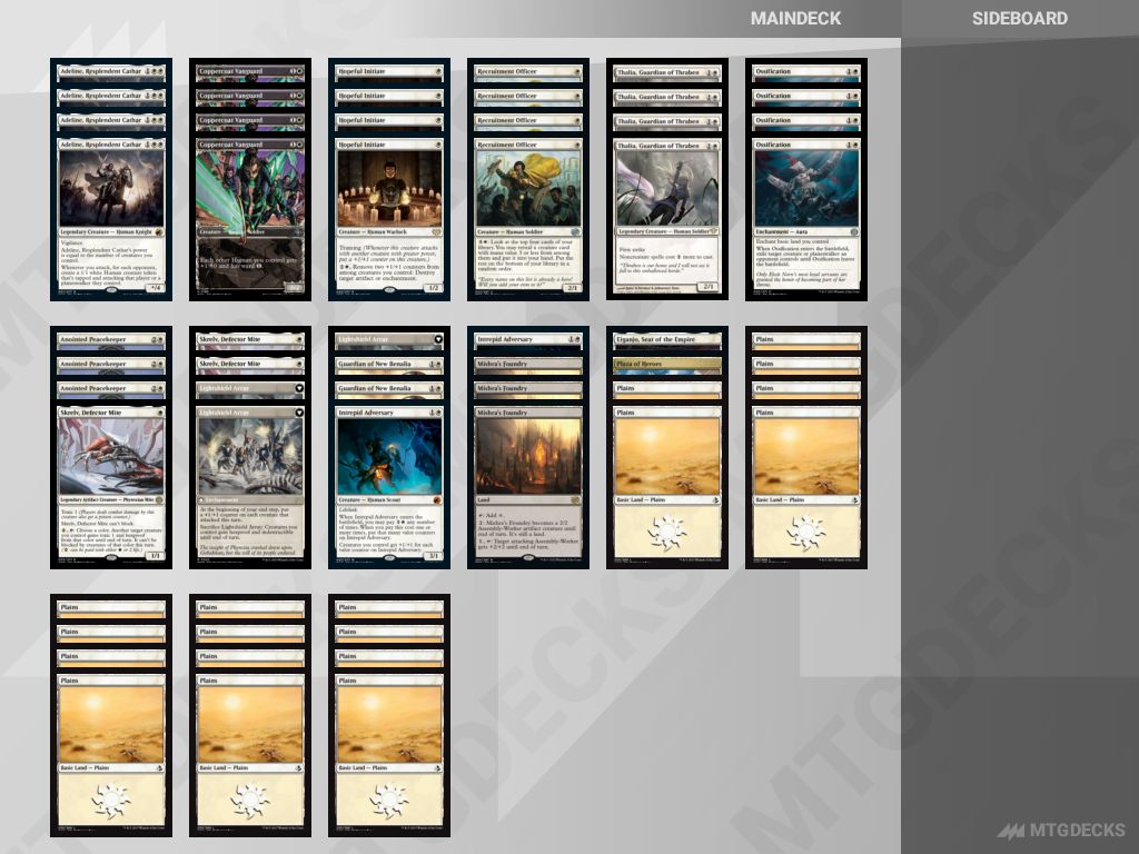 Arena Standard ww deck by Pablo_Gati • MTG DECKS