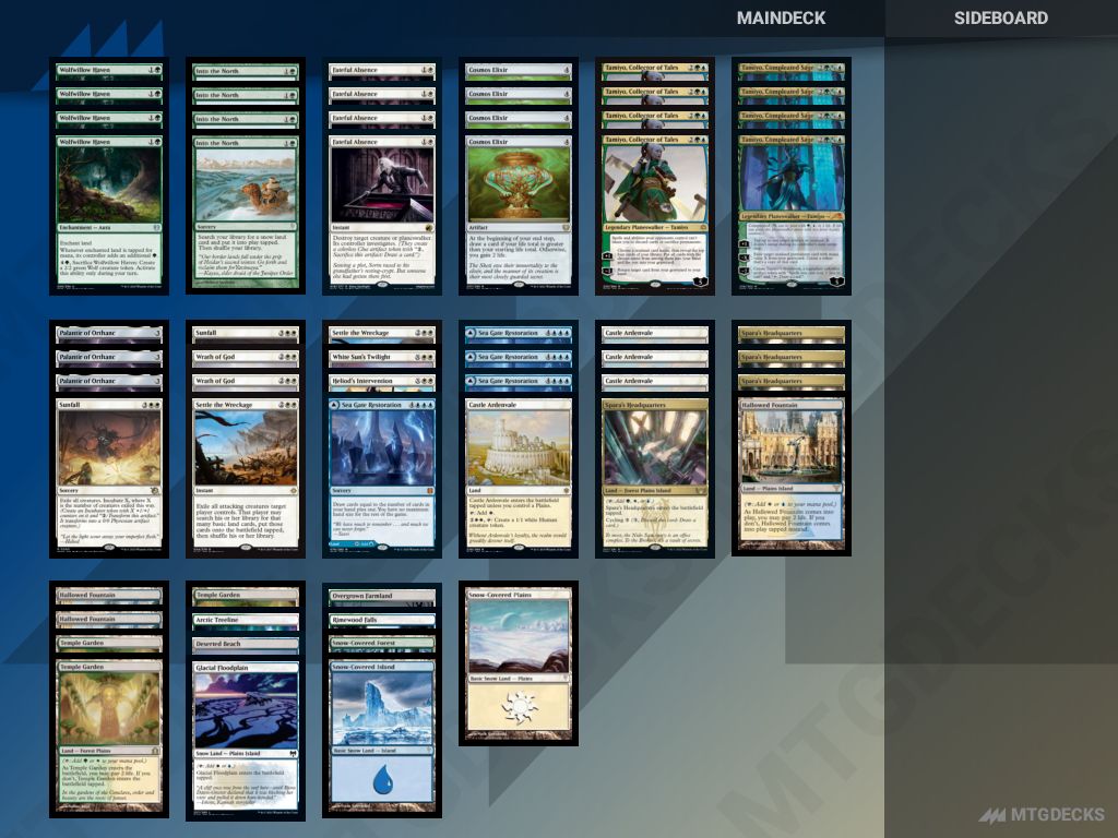 Arena Historic [H]Tamiyo deck by StriderStone • MTG DECKS