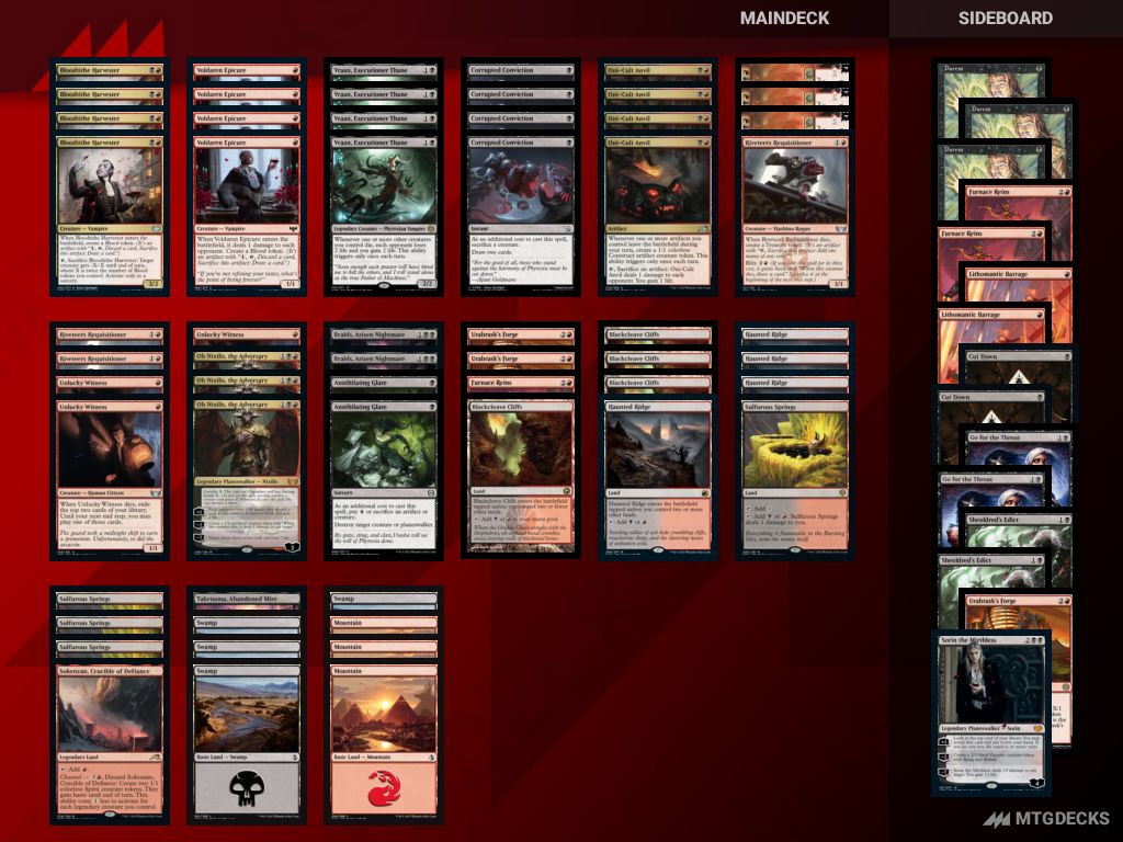Arena Standard rakdos deck by blackmanamtg • MTG DECKS