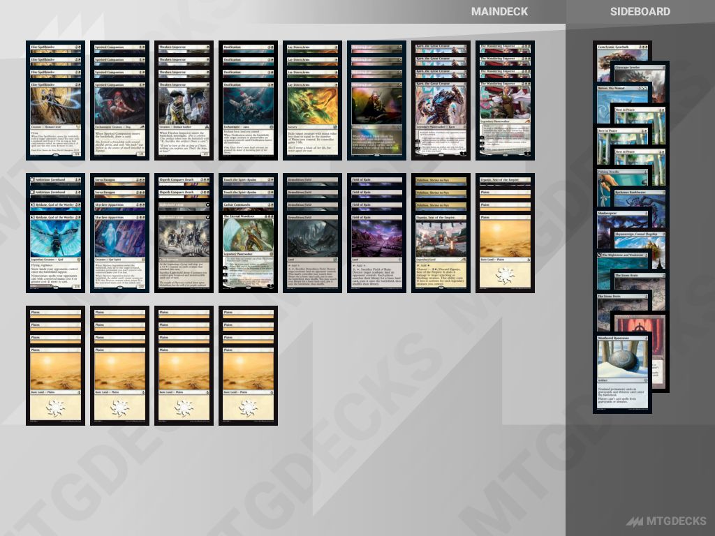 MTG Pioneer Mono White Devotion - 102 top decks • MTG DECKS