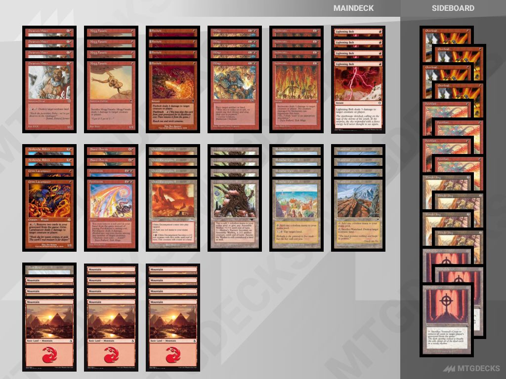 Premodern Ponza deck by Alvaro Galindo • MTG DECKS