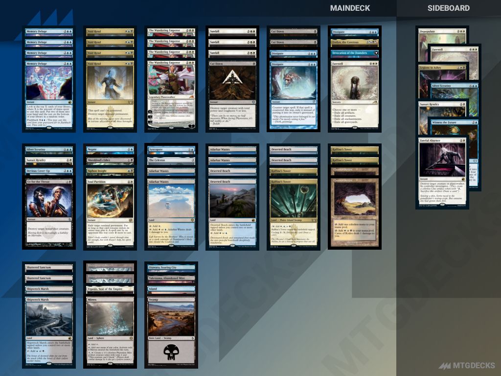 Standard Esper Control deck by Sonio • MTG DECKS