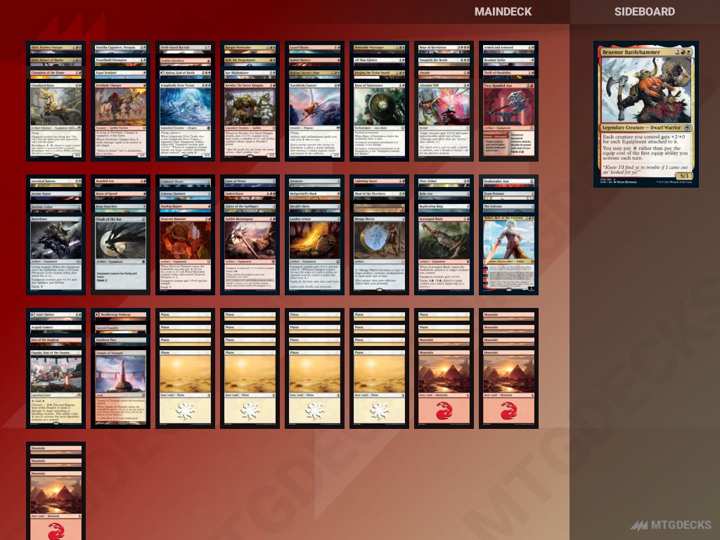 Historic-Brawl Dwarf Got a Big Hammer deck by aFrog • MTG DECKS