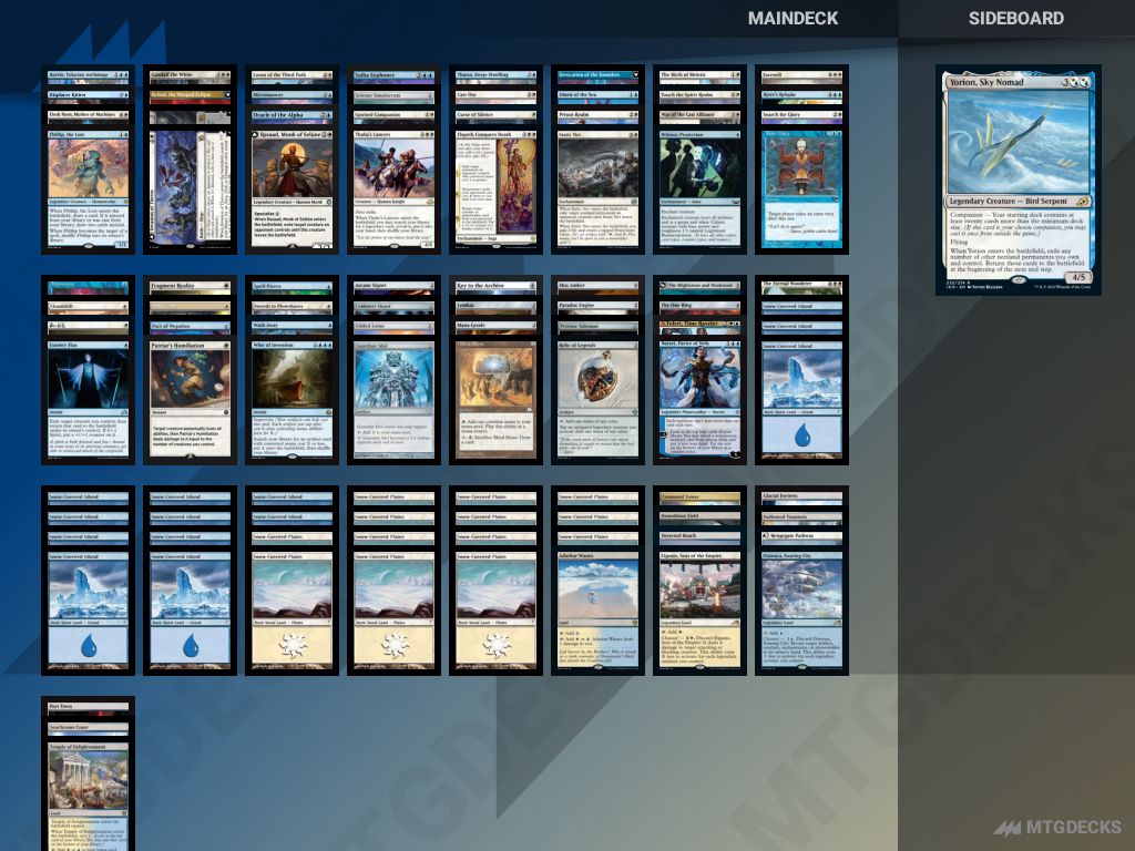 Historic-Brawl Yorion | Historic Brawl deck by CovertGoBlue • MTG DECKS