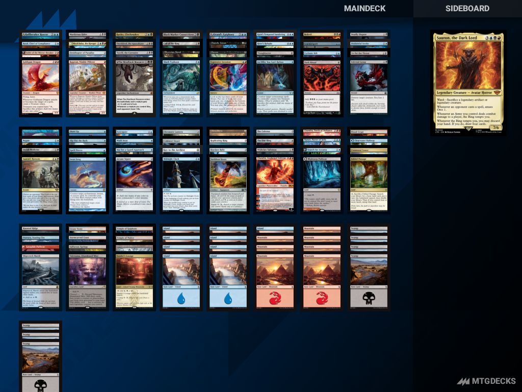 Historic-Brawl sauron control deck by MaybachEgg • MTG DECKS