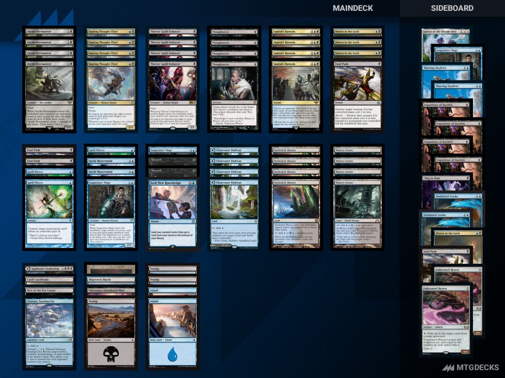 Arena Historic H - Sauron's Rogues deck by TheNerdySteve • MTG DECKS