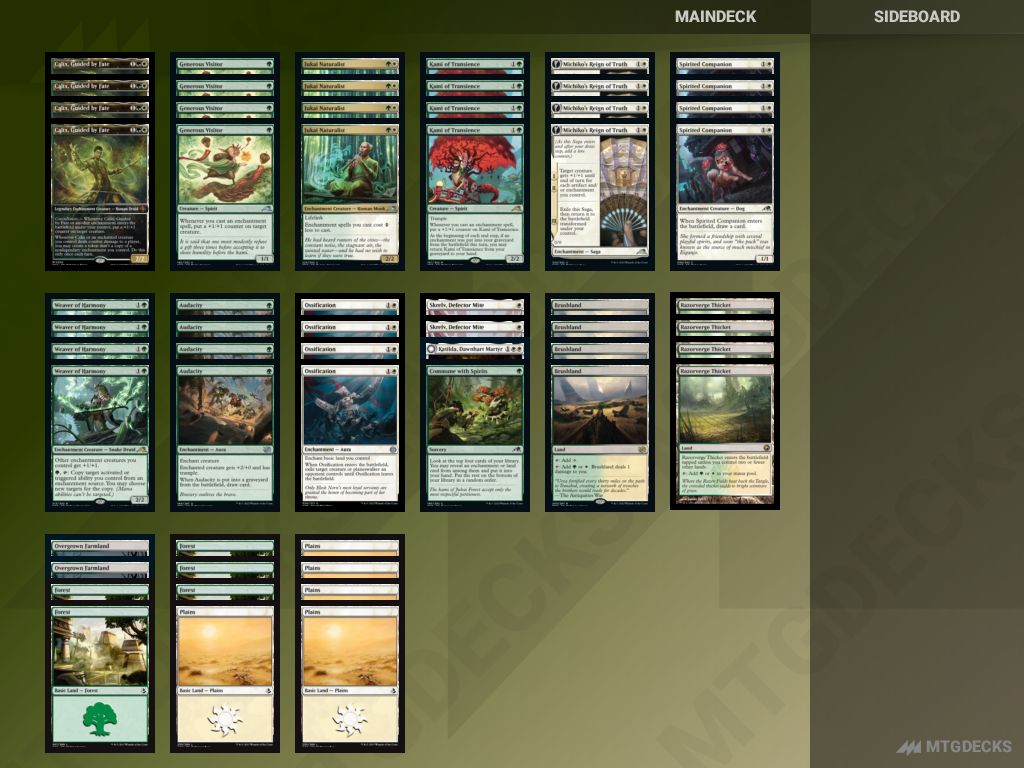 Arena Standard Selesnya Enchantments deck by Platinum-Mythic Rank ...