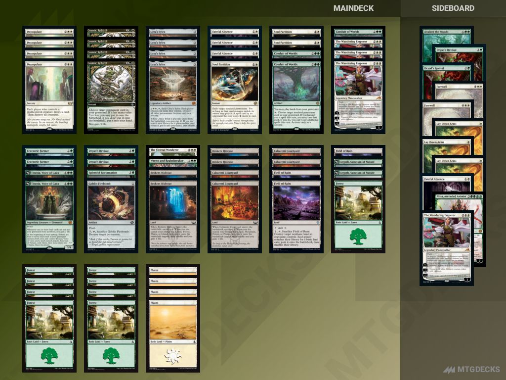 MTG Standard March of the Machine Selesnya Lands top decks • MTG DECKS
