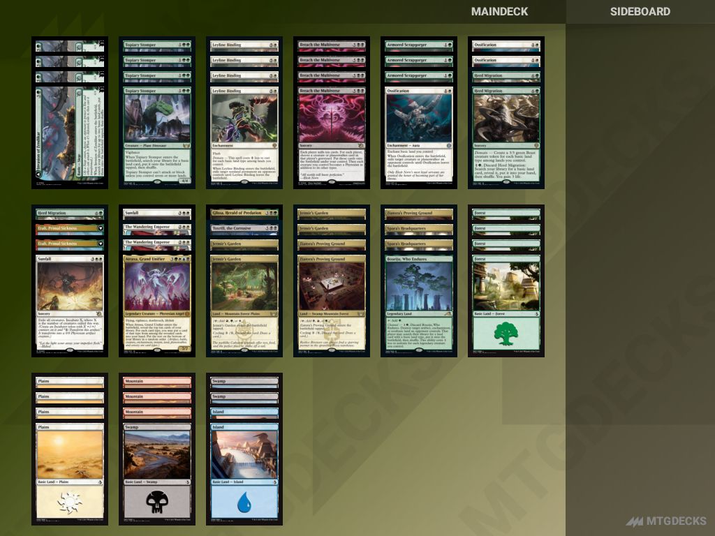 Arena Standard 5c Slug Ramp (MTGJace) deck by pan2 • MTG DECKS