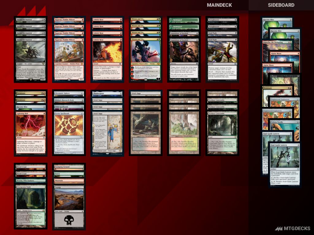 MTGO Modern Challenge #12571736 | August 06 • MTG DECKS