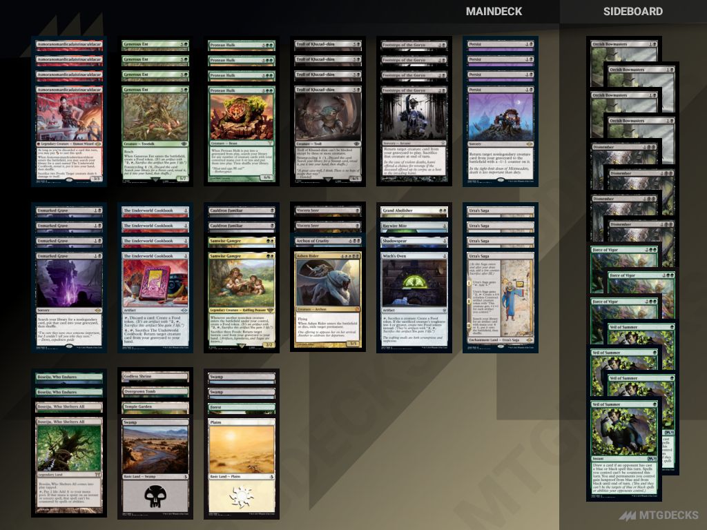 Modern Reanimate deck by Tateumi Shinya • MTG DECKS