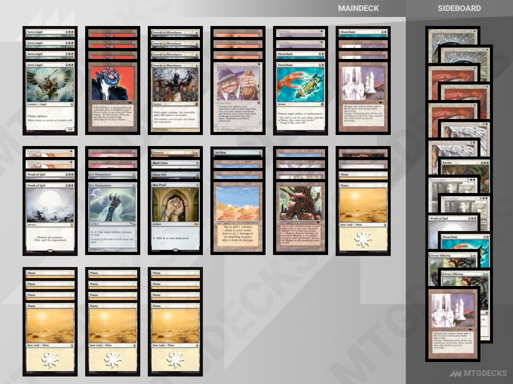 MTG Old-school White Weenie top decks • MTG DECKS