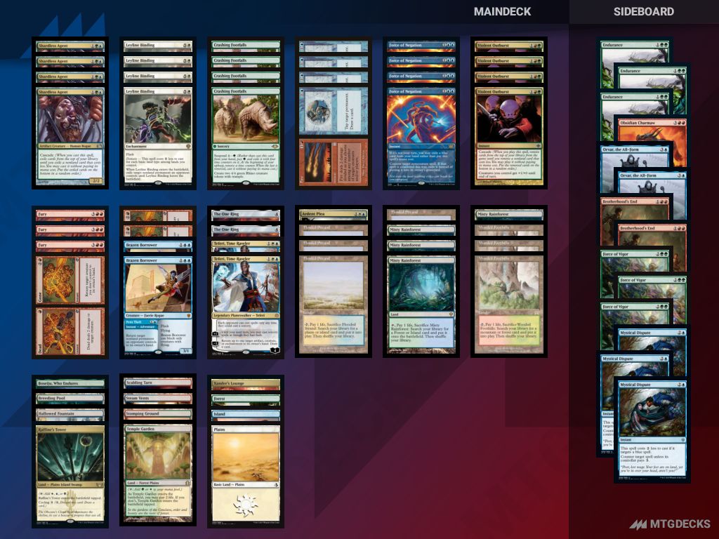 Modern Cascade Crash deck by Yamada Tatsuya • MTG DECKS