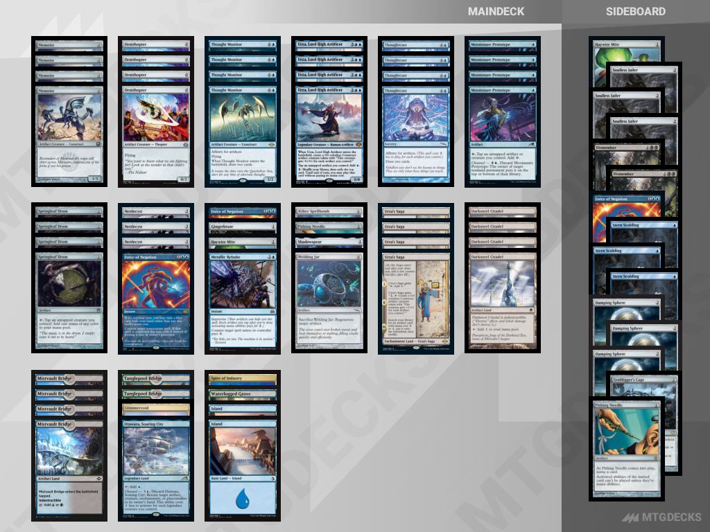 Modern Affinity deck by Jae Shin • MTG DECKS