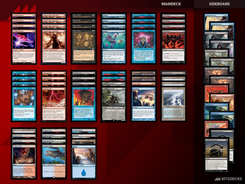Legacy Phoenix Alive deck by Unknown • MTG DECKS