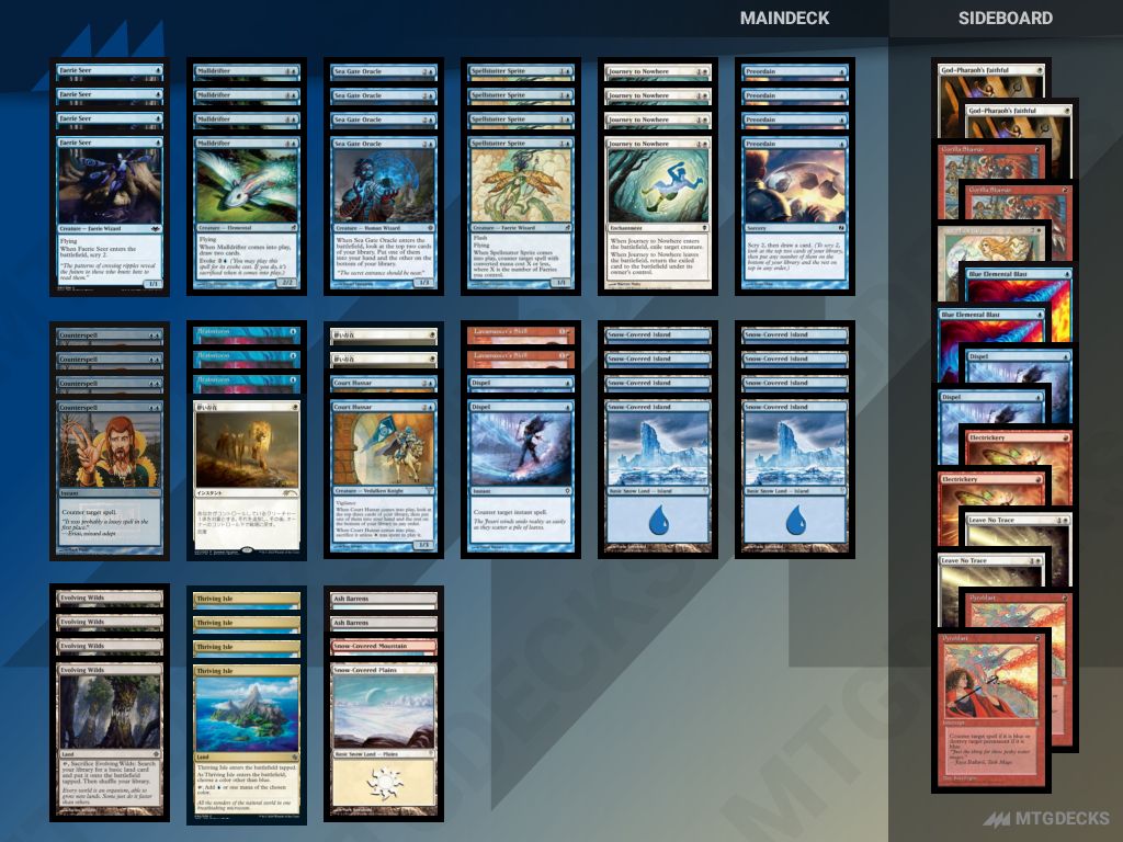 Pauper uw fadas 2023 deck by maeyama • MTG DECKS