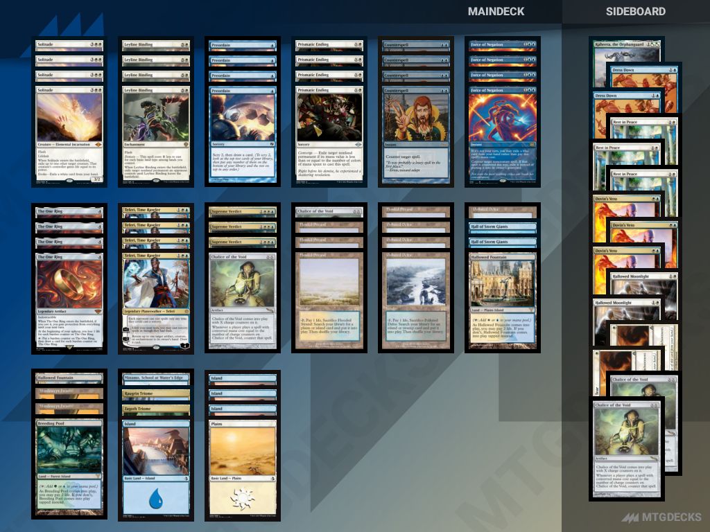 MTG Modern 4 Color Control top decks • MTG DECKS