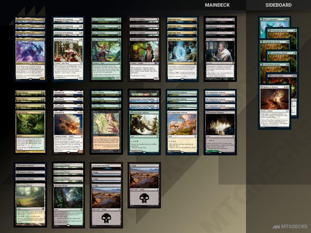 Arena Explorer E Abzan Greasefang deck by Lobo Blanco • MTG DECKS