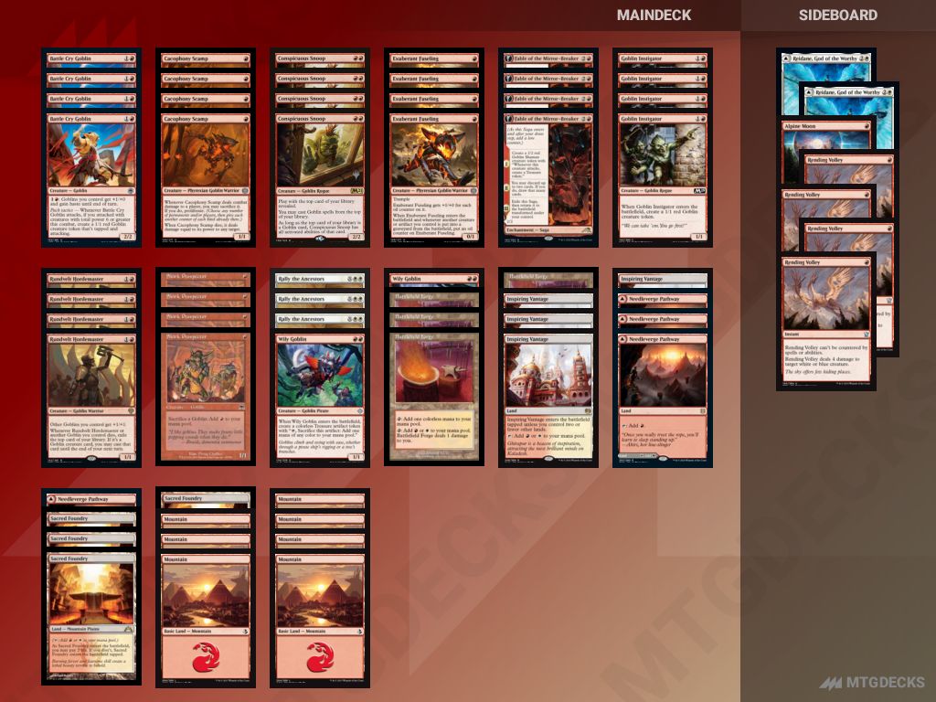 Arena Explorer Expl Rally Goblins deck by AcexSpades • MTG DECKS
