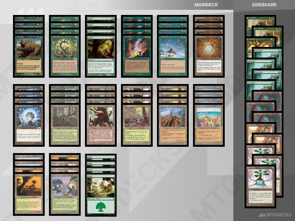 Premodern Oath Ponza deck by Johannes Kämmler • MTG DECKS
