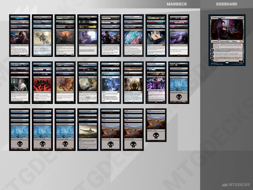 Historic-Brawl Professor Onyx deck by MTGA-Assistant-Meta • MTG DECKS