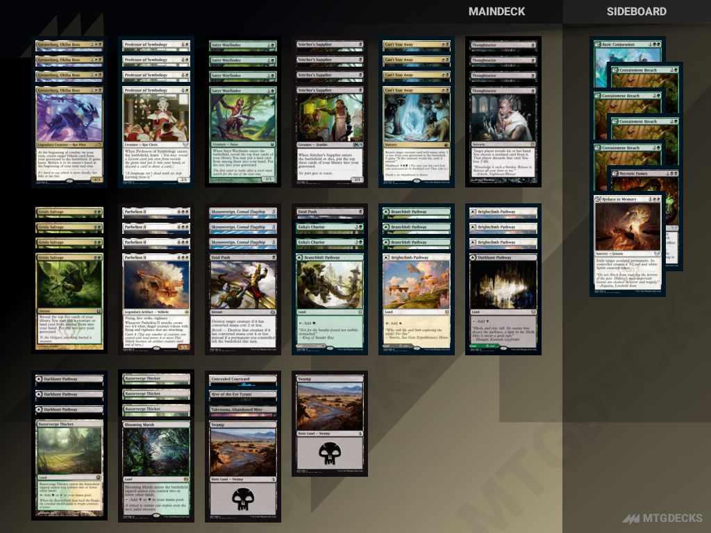 Arena Explorer E Abzan Greasefang deck by Lobo Blanco • MTG DECKS
