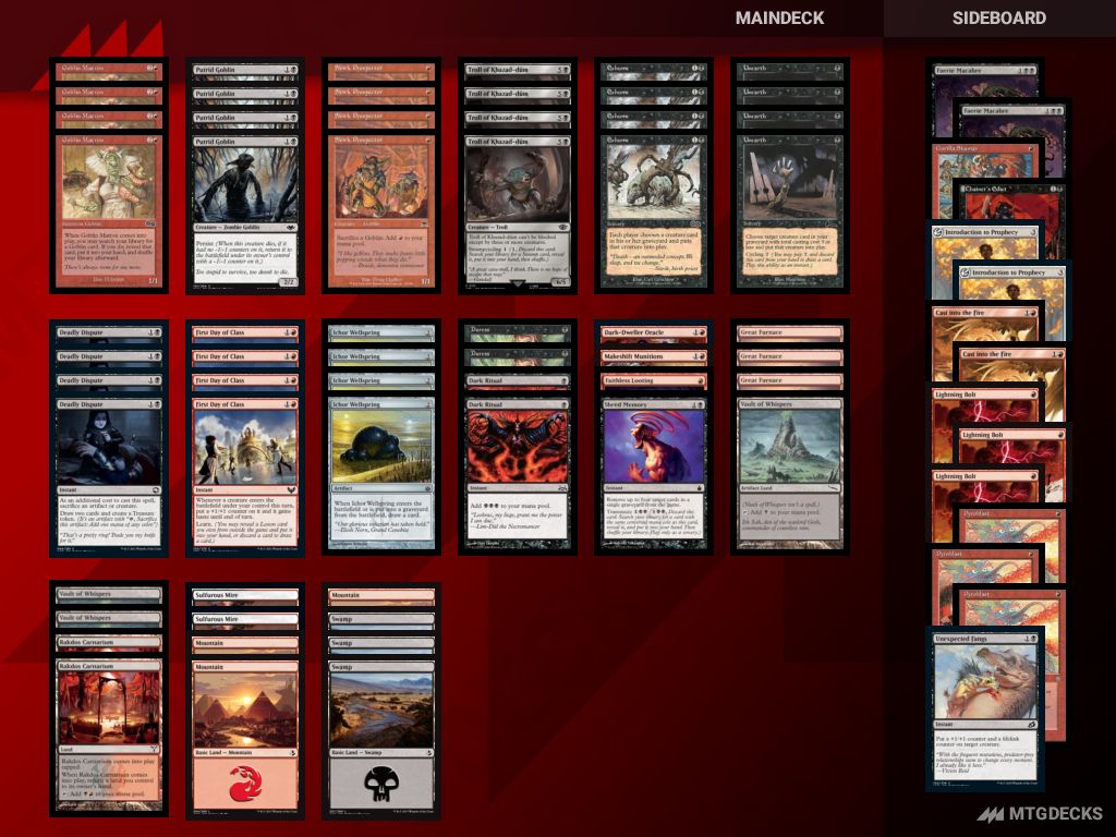 Pauper Moggwarts deck by José Tavares • MTG DECKS