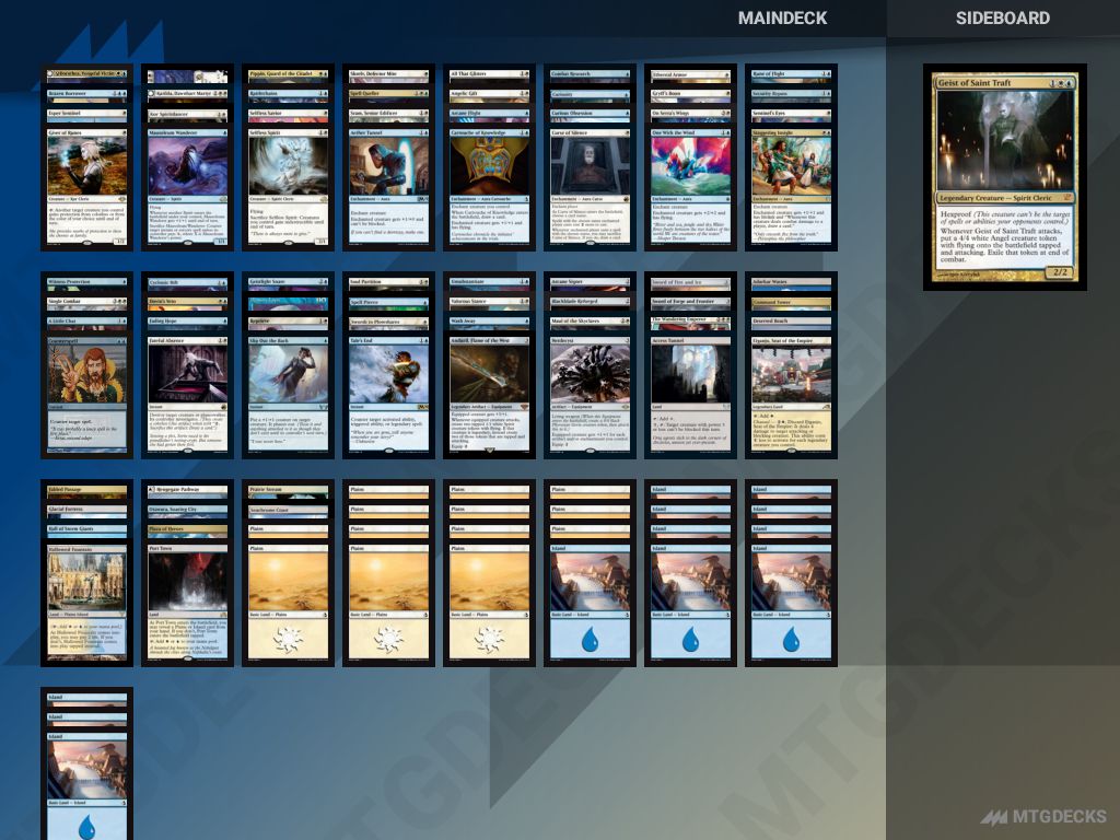 Historic-Brawl Geist of Saint Traft Brawl deck by LegenVD • MTG DECKS