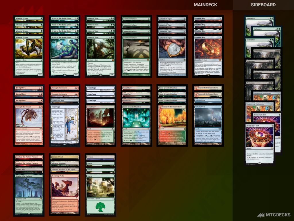 Modern Amulet (Claw Breach) deck by red_faced_menace • MTG DECKS