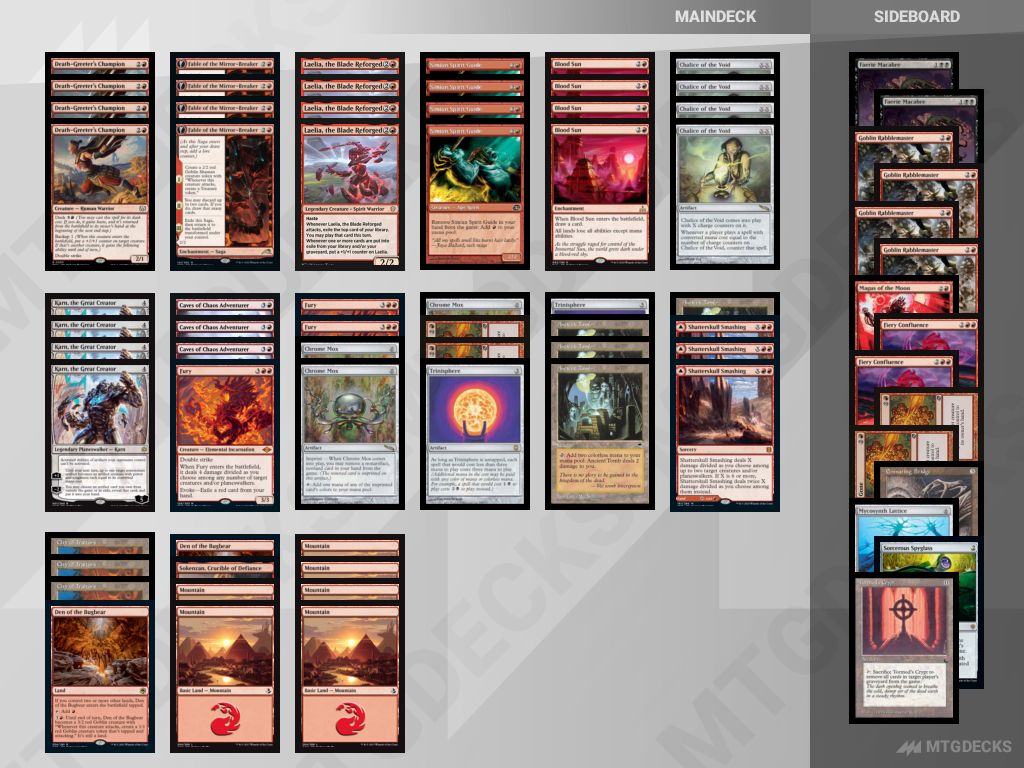 Legacy Mono Red Prison deck by Mori Takahiro • MTG DECKS