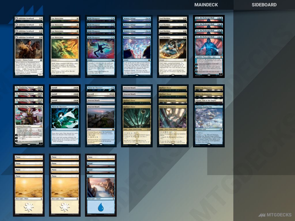 Standard UW Control deck by Razviar • MTG DECKS