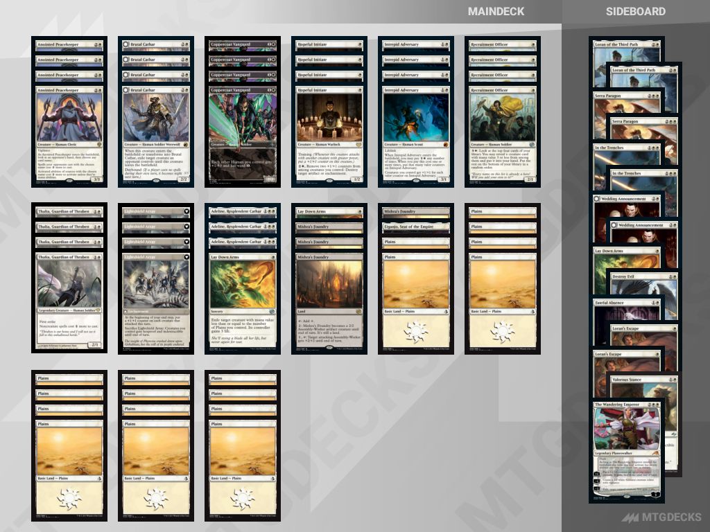 Arena Standard MWAggro deck by Fenix • MTG DECKS