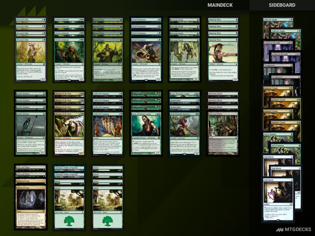 Modern Golgari Elves deck by Emil Busk • MTG DECKS