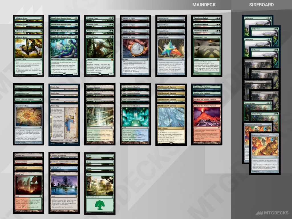 Modern Amulet (Debut Prism) deck by red_faced_menace • MTG DECKS