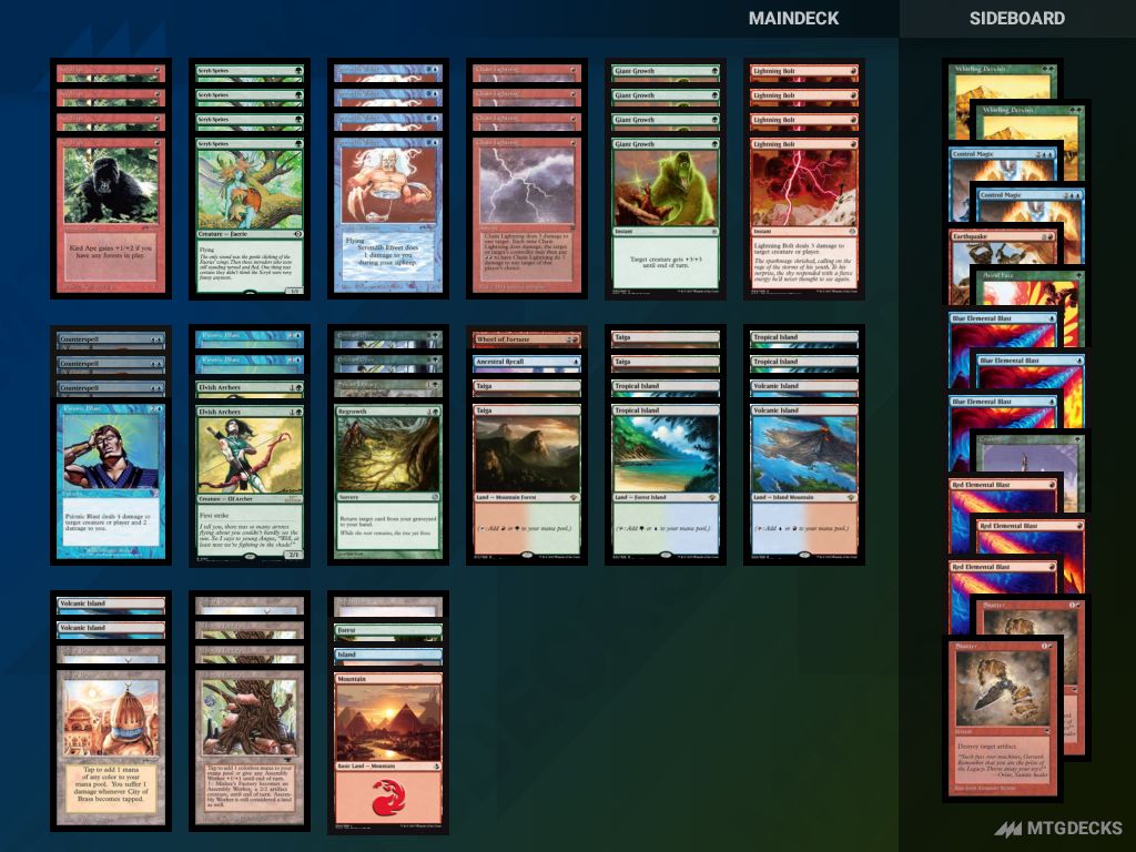 Old-school Arabian Aggro deck by David Perez Crespo • MTG DECKS