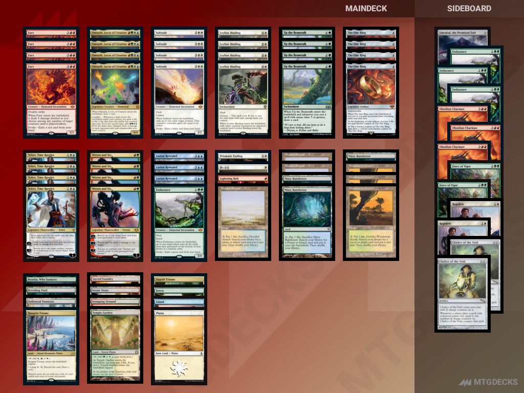 Modern 4 Color Omnath deck by yungdingo • MTG DECKS