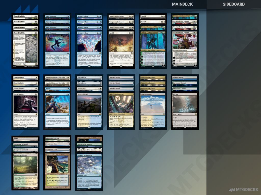 Arena Standard Bant Control deck by reirry • MTG DECKS