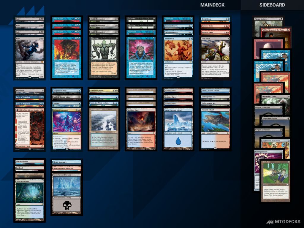 MTG Legacy Splinter Twin top decks • MTG DECKS