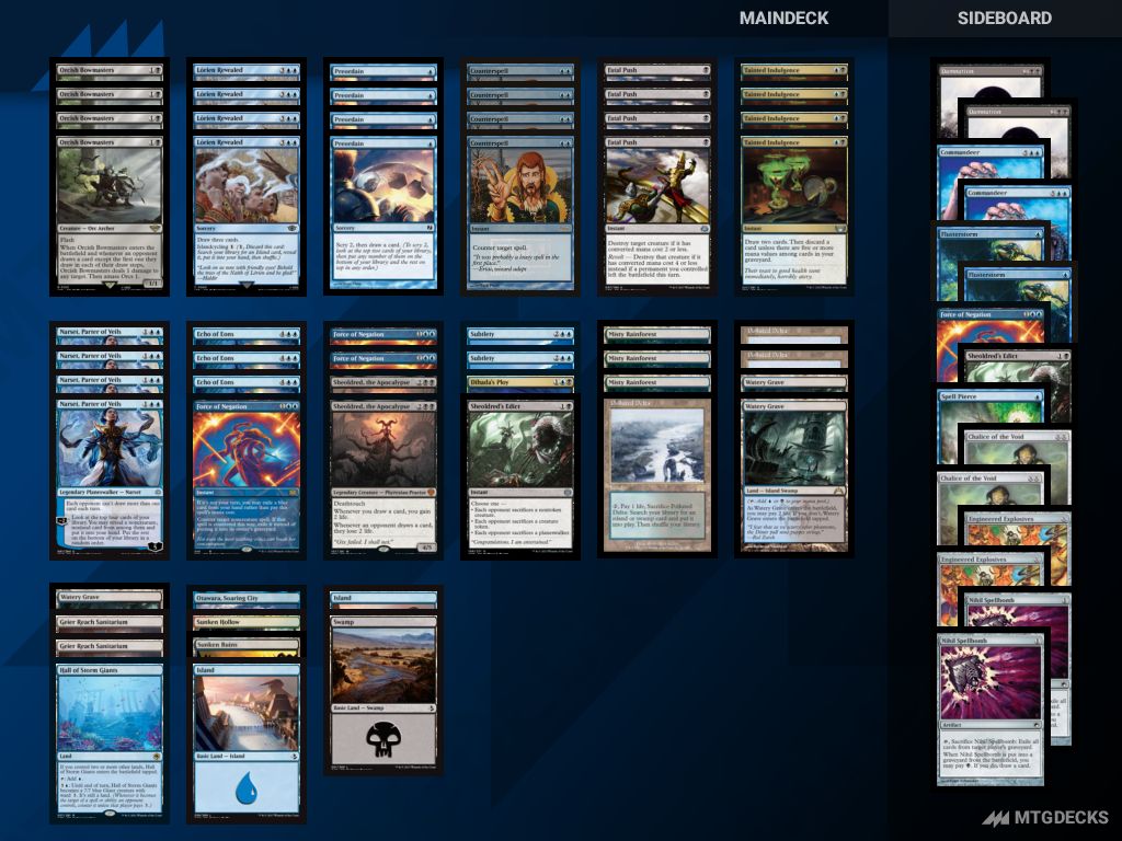 Modern Dimir Control deck by danro • MTG DECKS