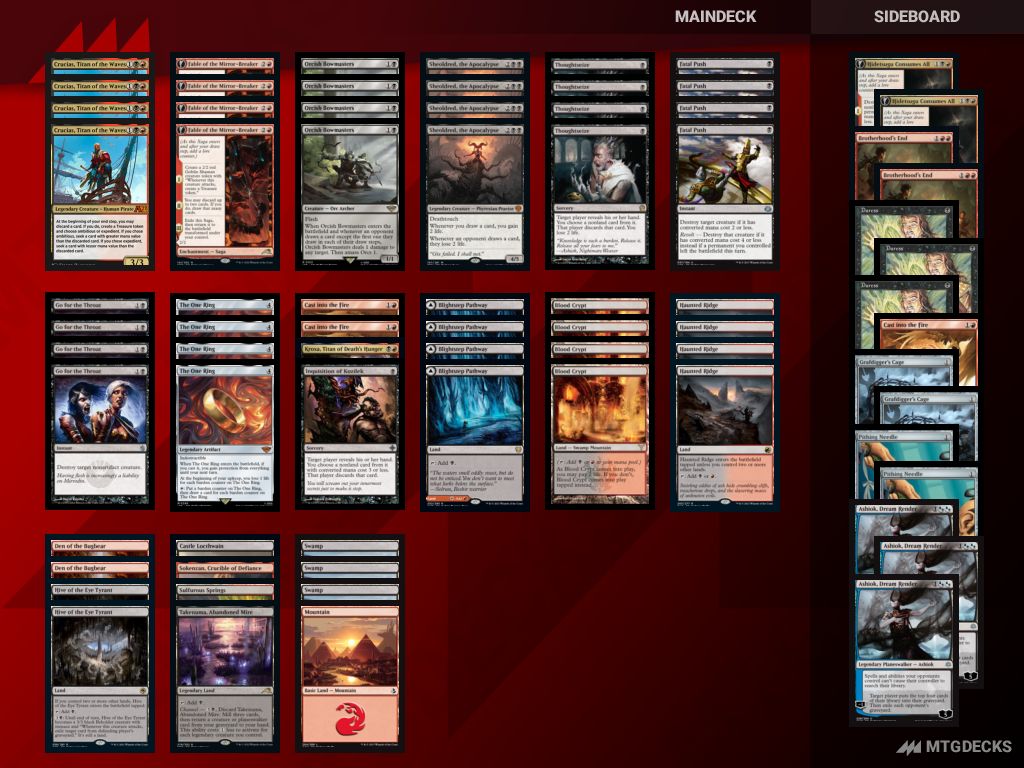 Arena Historic H - Rakdos Ring deck by Achux • MTG DECKS