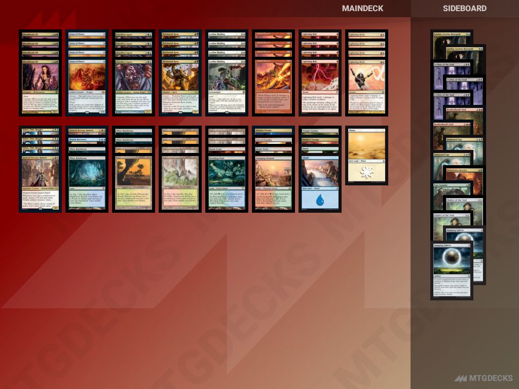 Modern Domain Zoo deck by Rafael Gomes (rafaixa) • MTG DECKS