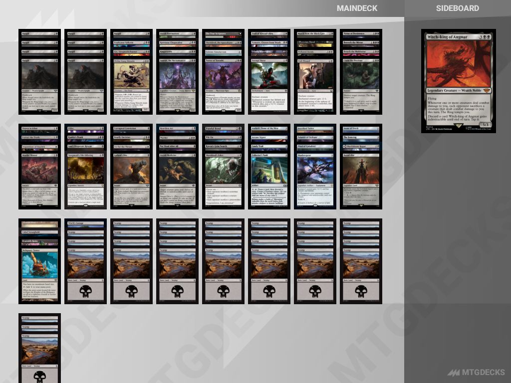 Historic-Brawl Which King? Witch King. deck by dfm • MTG DECKS