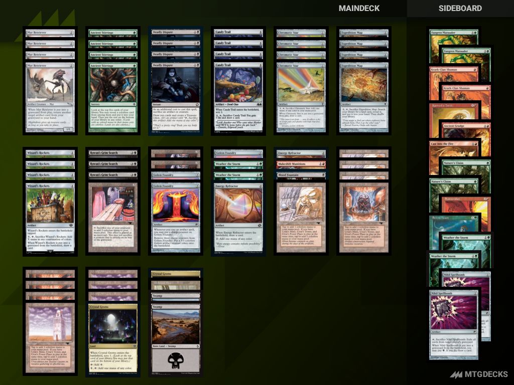 Pauper Altar Candy deck by Protean_Hulk • MTG DECKS