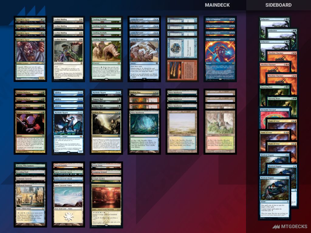Modern Cascade Crash deck by Miyashiro Tomoyuki • MTG DECKS