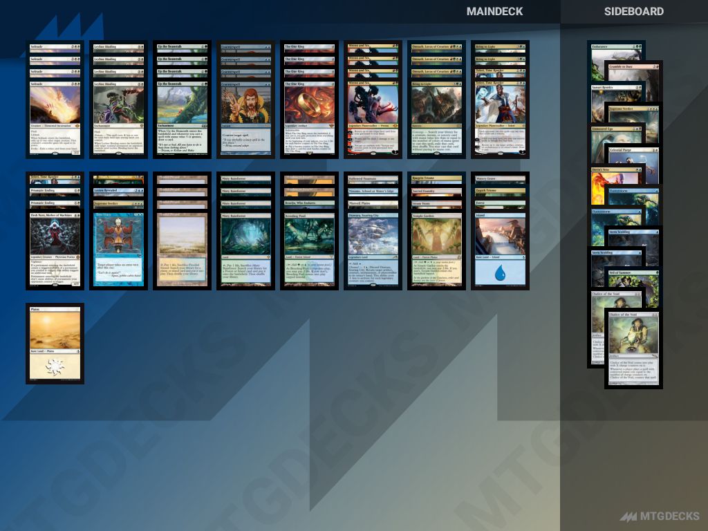 Modern Five-color Control deck by Ethan Wallace • MTG DECKS
